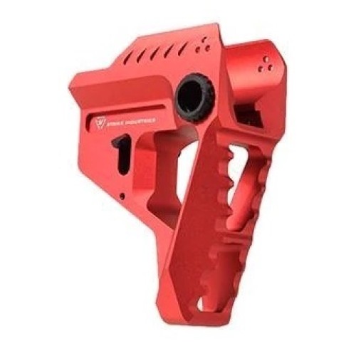 Strike Industries, Pit Stock - Red, Fits AR-15 Rifle
